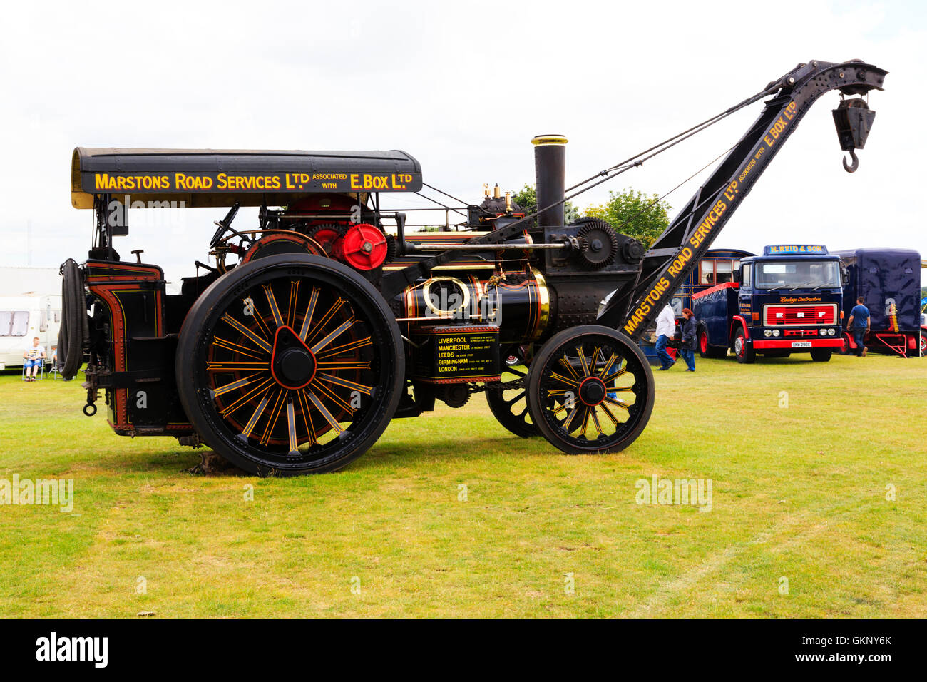 1928 Fowler Steam crane, Lincoln Steam show, 2016 Stock Photo - Alamy