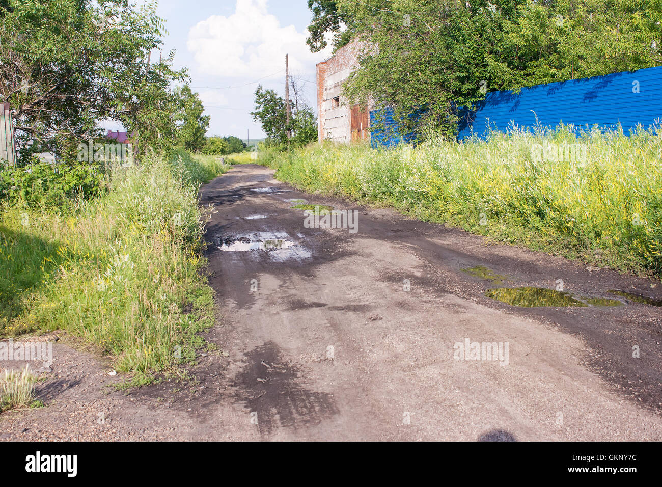 Old dirt road country scene hi-res stock photography and images - Alamy