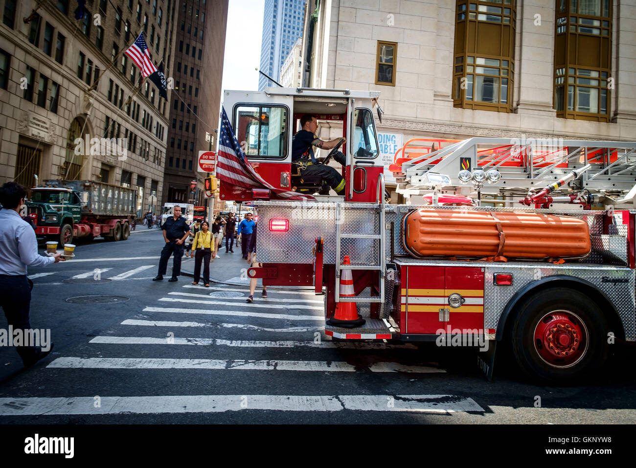 FDNY HD Tiller Ladder Returning To Quarters, 44% OFF