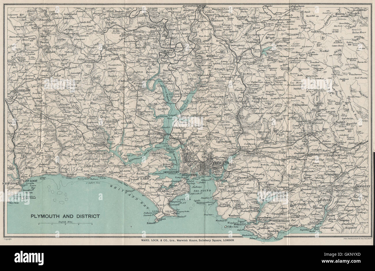 Map of liskeard hi-res stock photography and images - Alamy