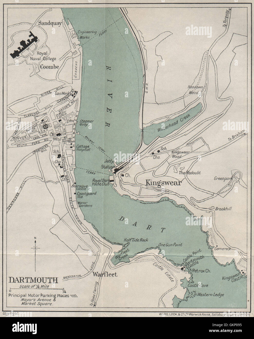 Map of dartmouth hi-res stock photography and images - Alamy