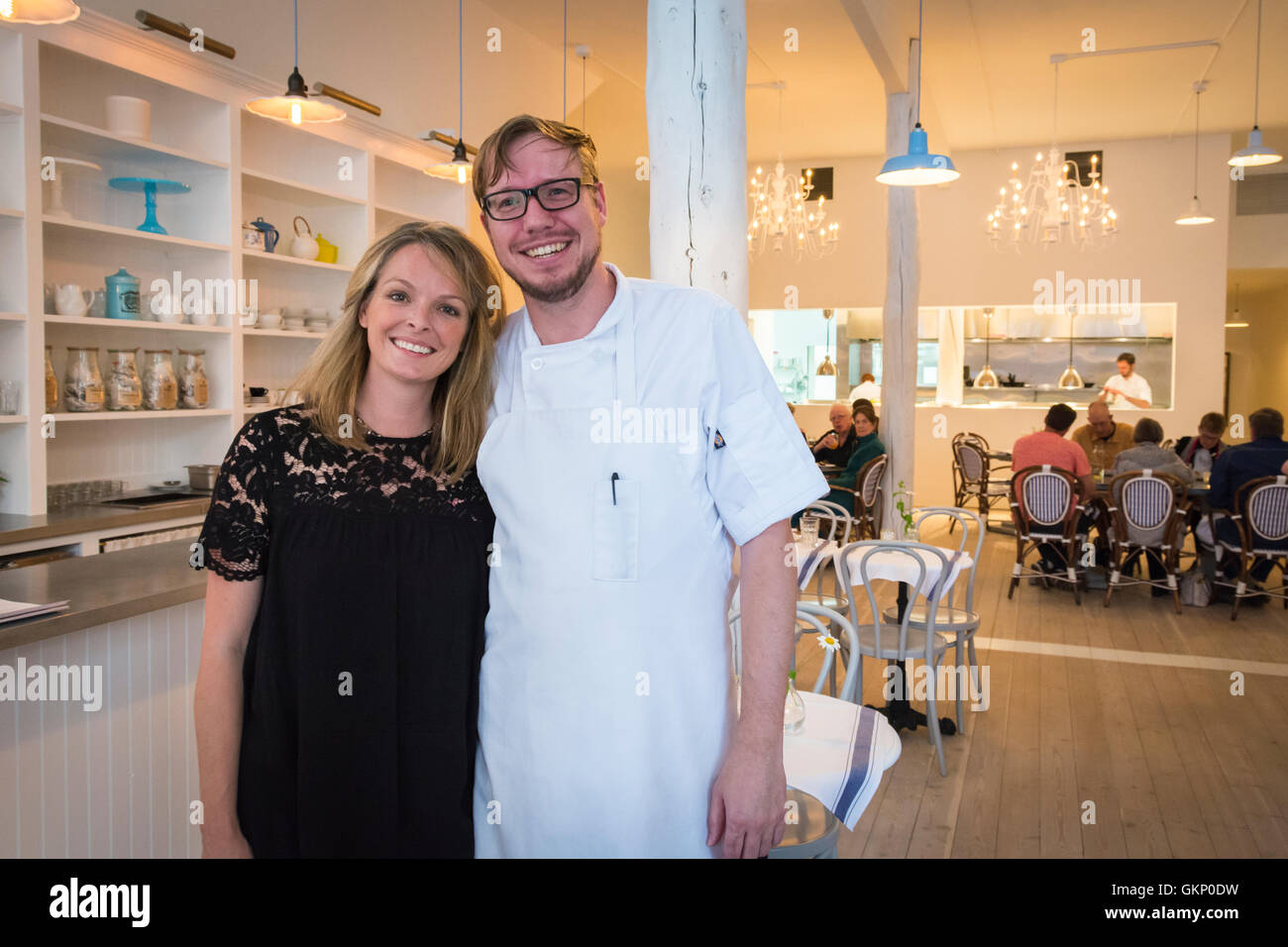 Gena Burghoff and Chris Lockhart, co-owners of Ox Pasture restaurant in ...