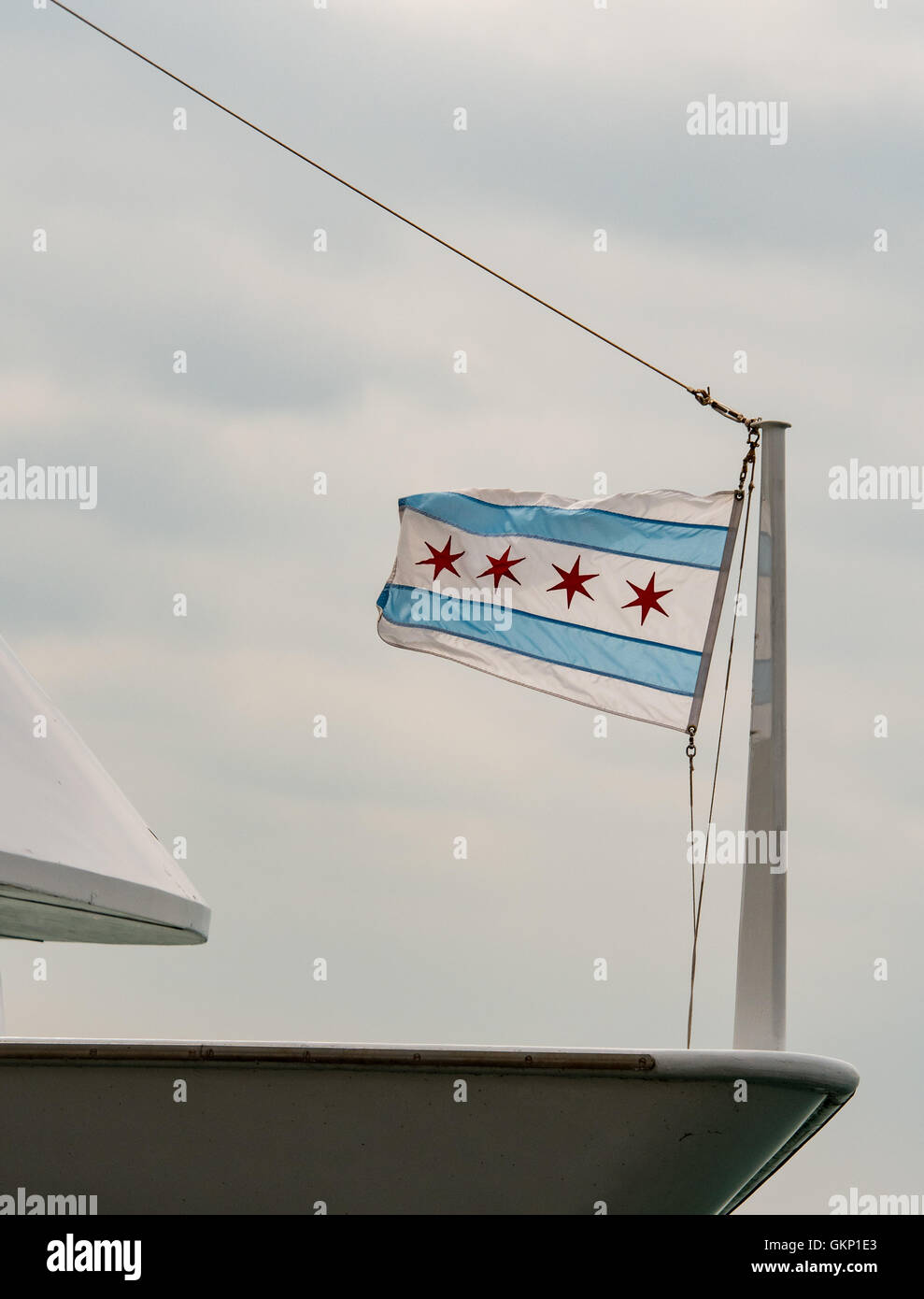 Chicago flag tourism hi-res stock photography and images - Alamy