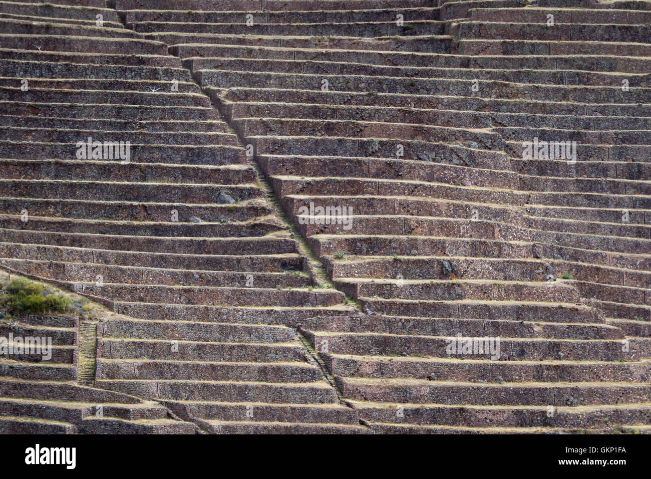 ingenious use of space by creating terraces down a steep mountain and ...
