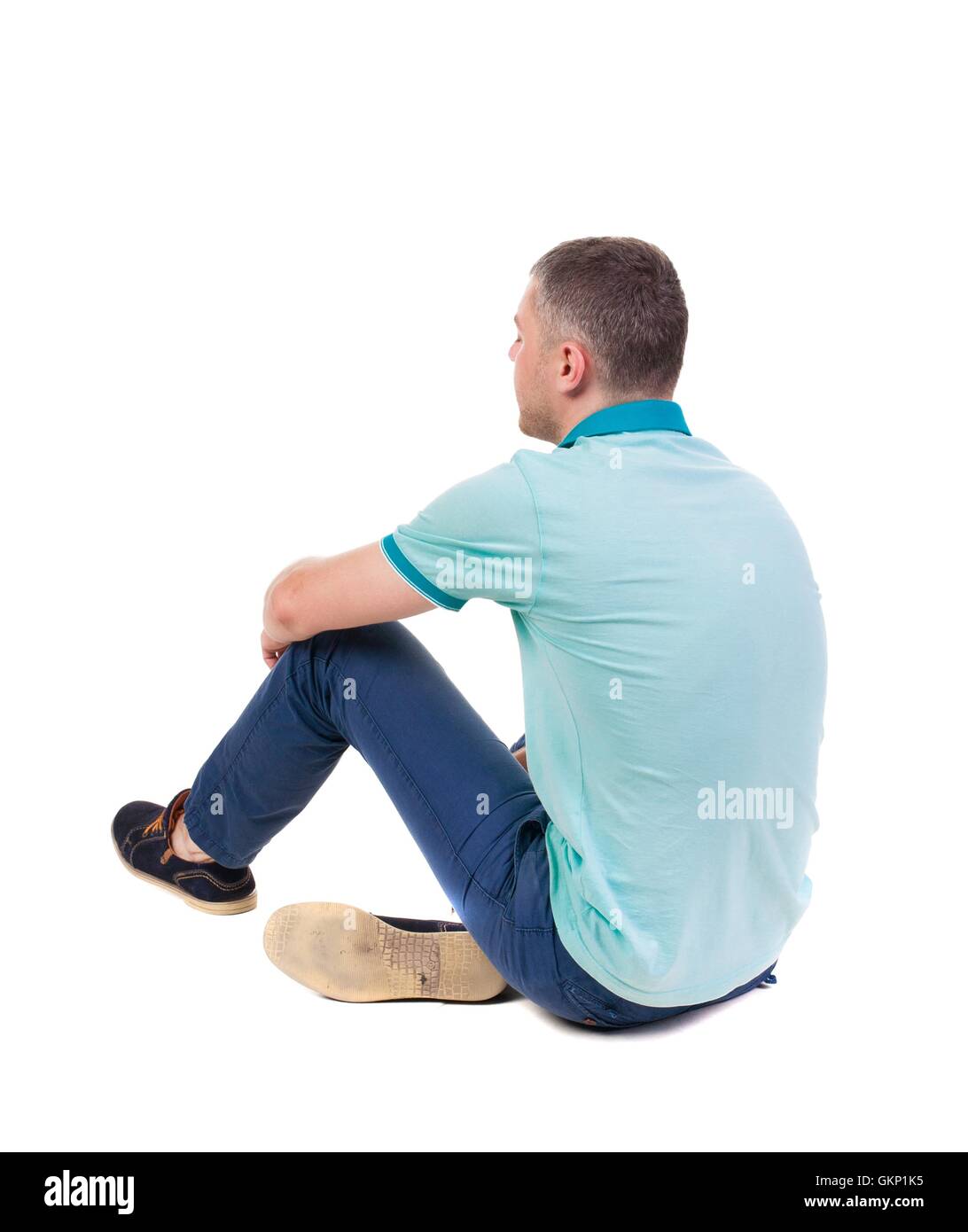 Seated Man From Behind