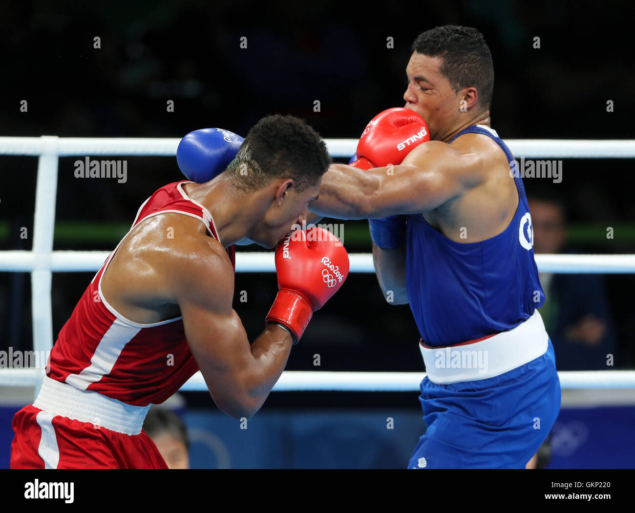 Great Britain's Joe Joyce in action against France's Tony Yoka during ...