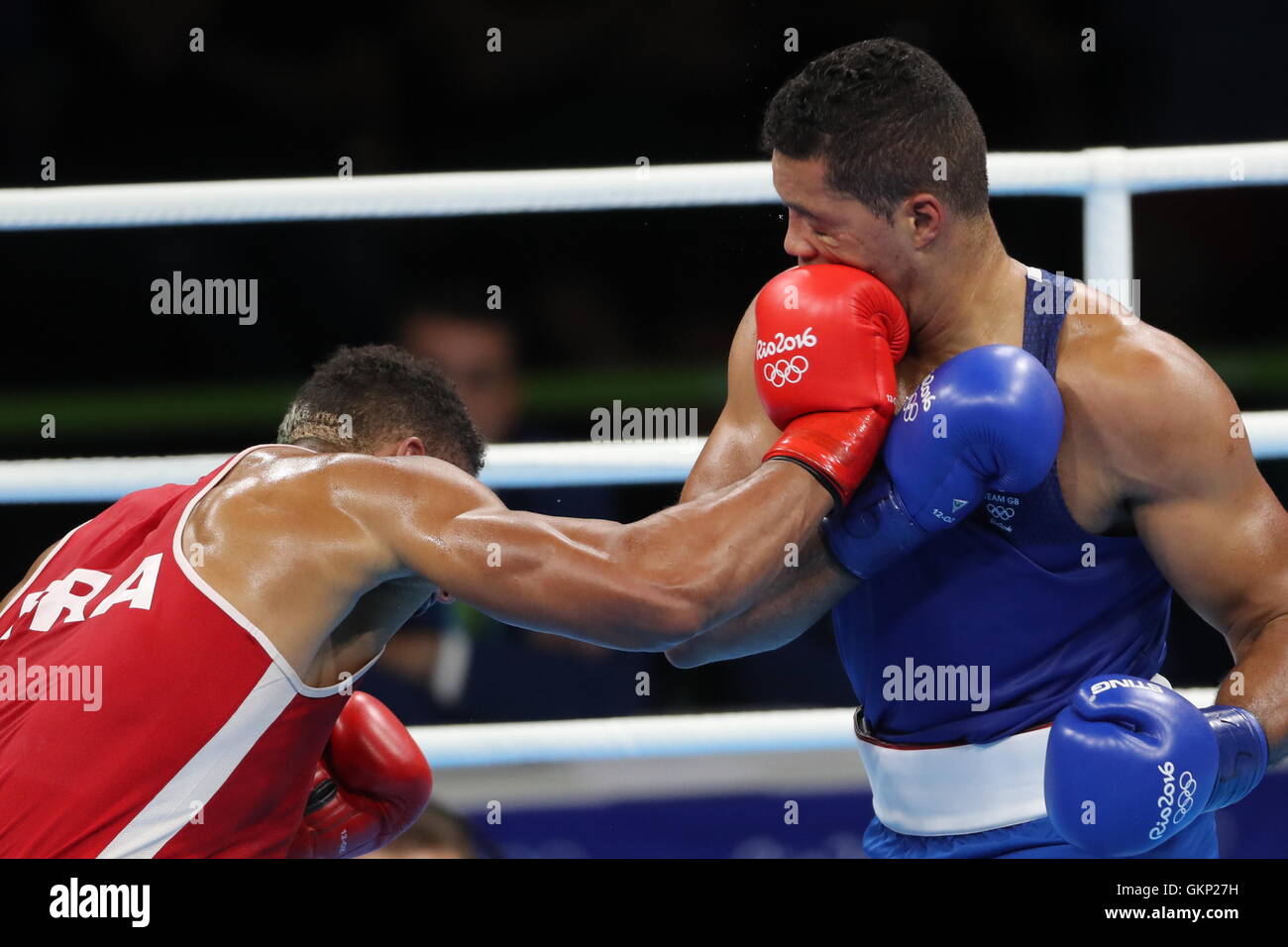 Great Britain's Joe Joyce in action against France's Tony Yoka during ...