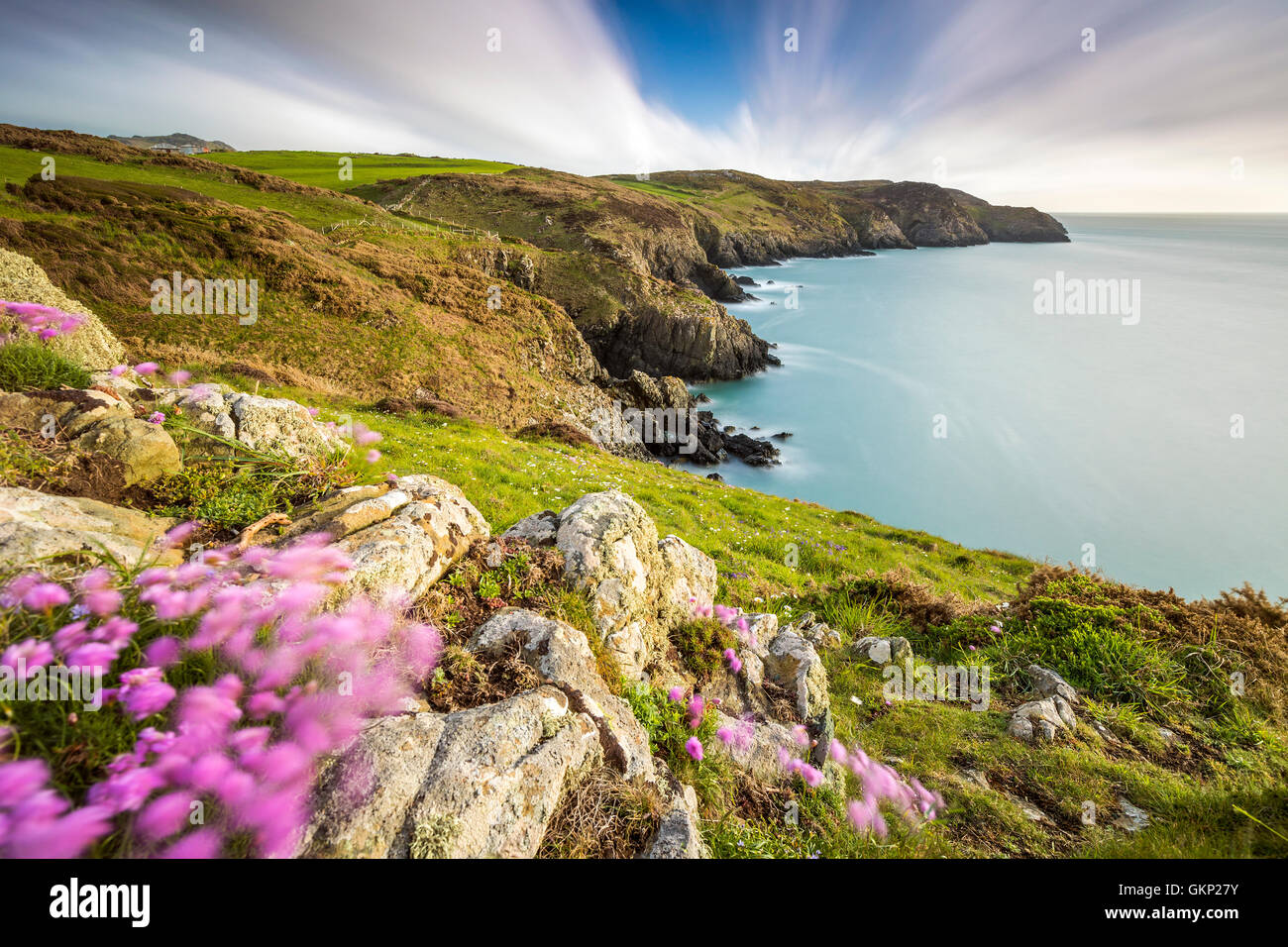 Strumble Head near Fishguard, Pembrokeshire Coast National Park ...