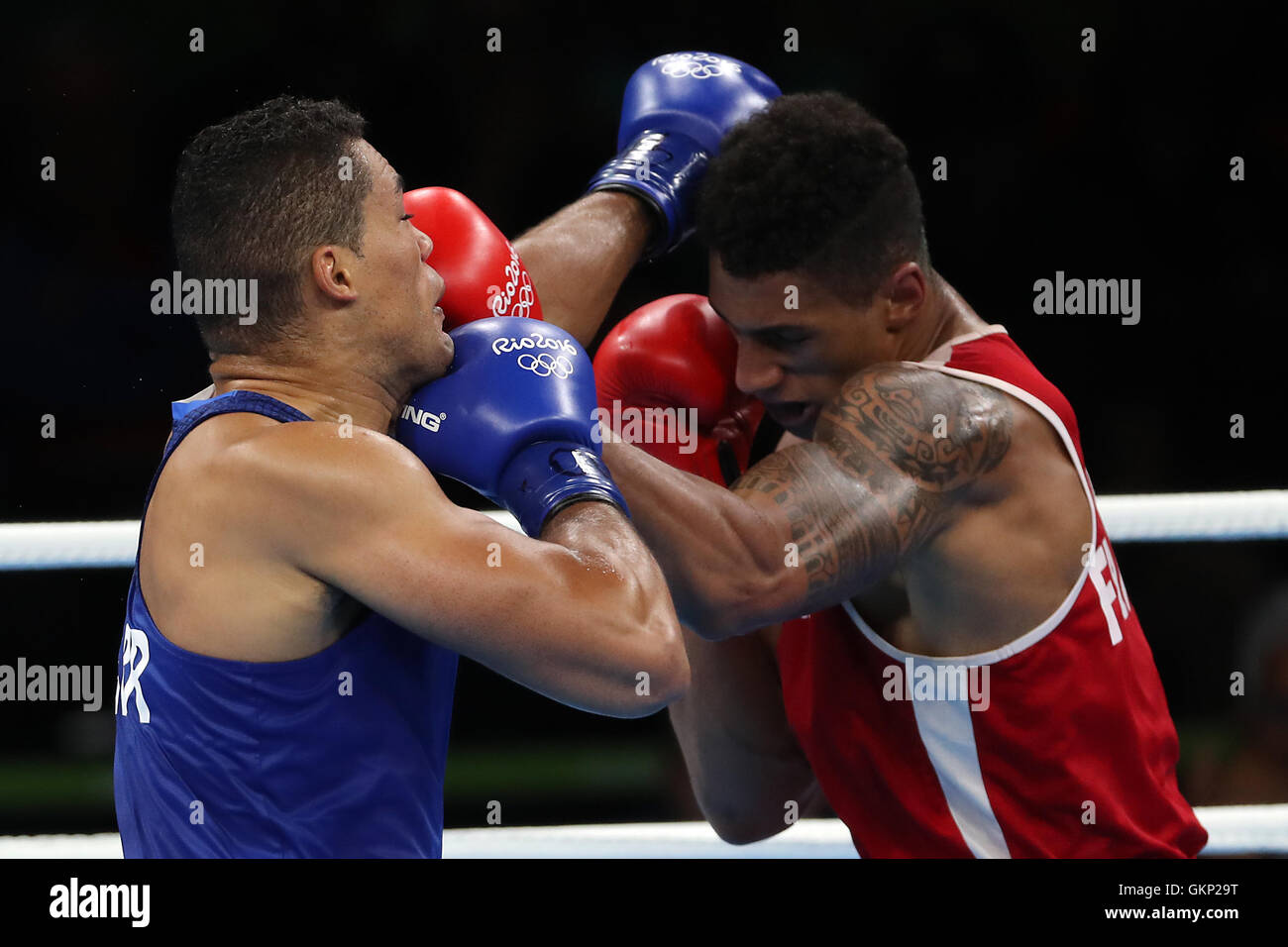 Great Britain's Joe Joyce in action against France's Tony Yoka during ...