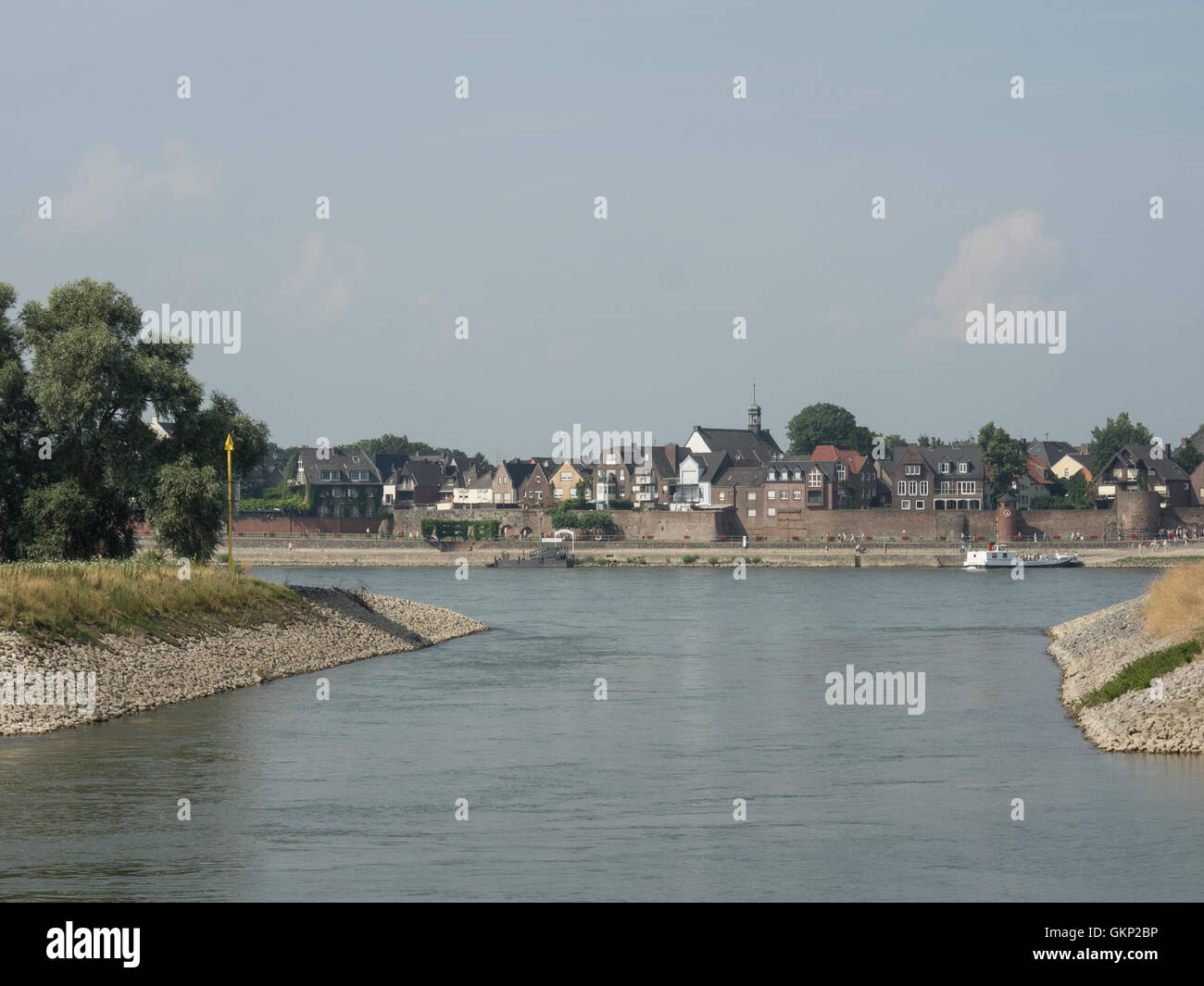 at the river rhine Stock Photo - Alamy