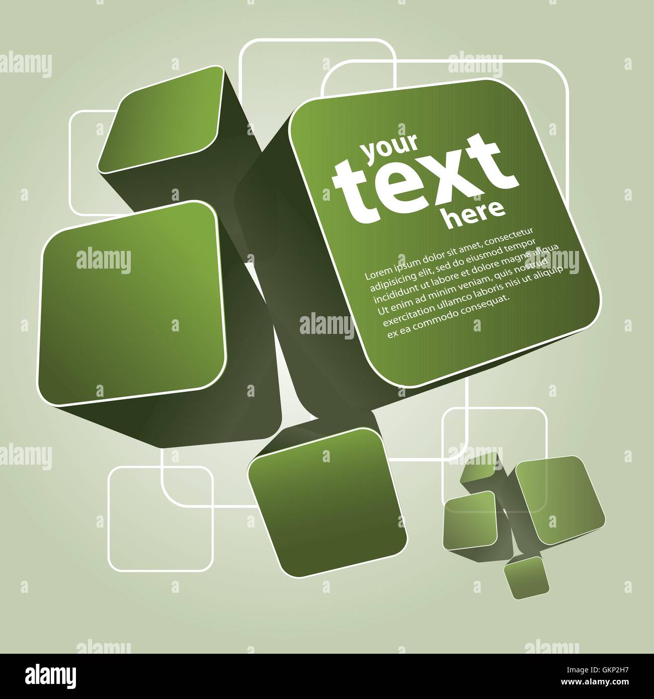 3D Abstract Background Stock Vector Image & Art - Alamy