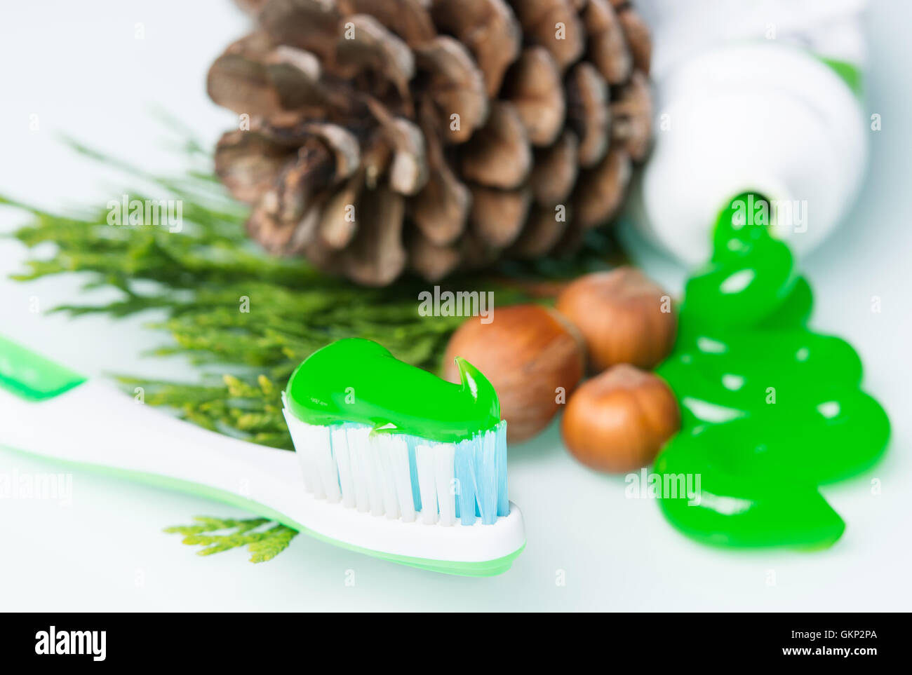toothpaste on the table Stock Photo - Alamy