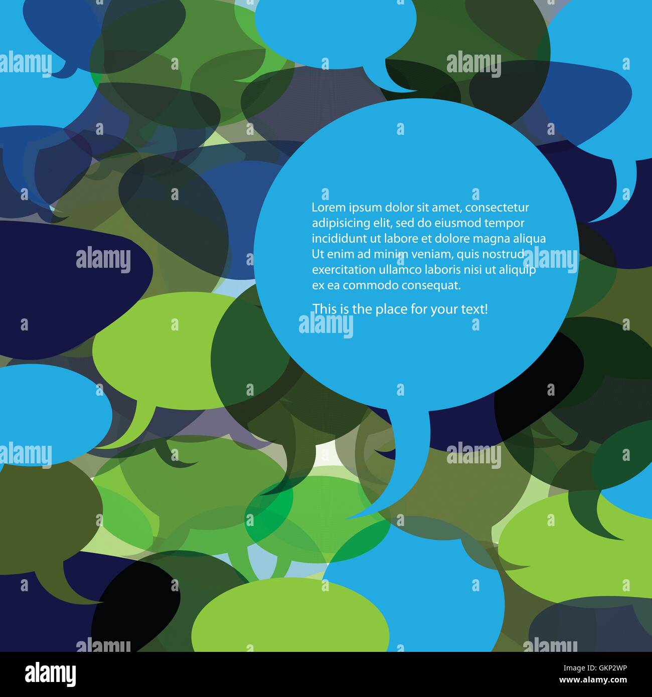 Speech Bubble Vector Background, Colorful Abstract Texture Design in ...