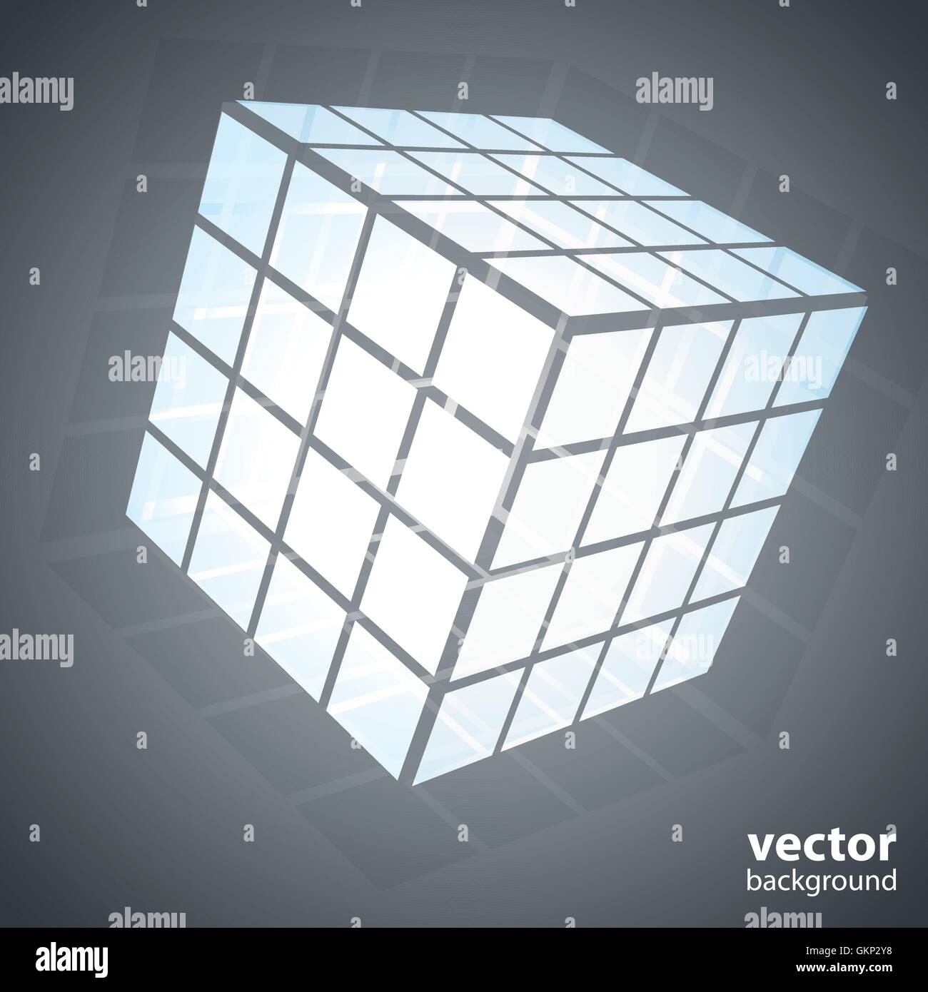 A three sided cube puzzle box in 3D Stock Vector Image & Art - Alamy
