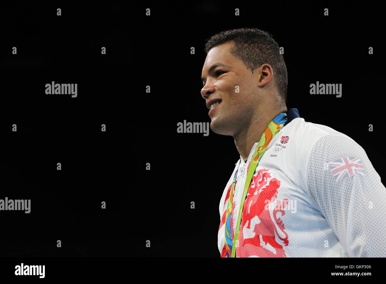 Great Britain's Joe Joyce with his silver medal following his defeat to ...