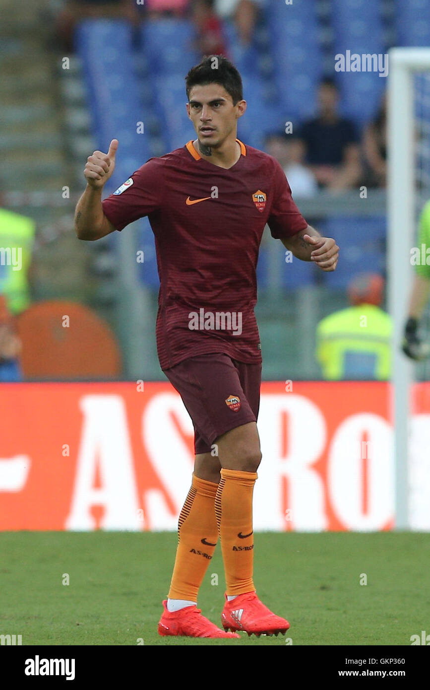Rome,Italy - August 20, 2016:Perotti in action during football match ...