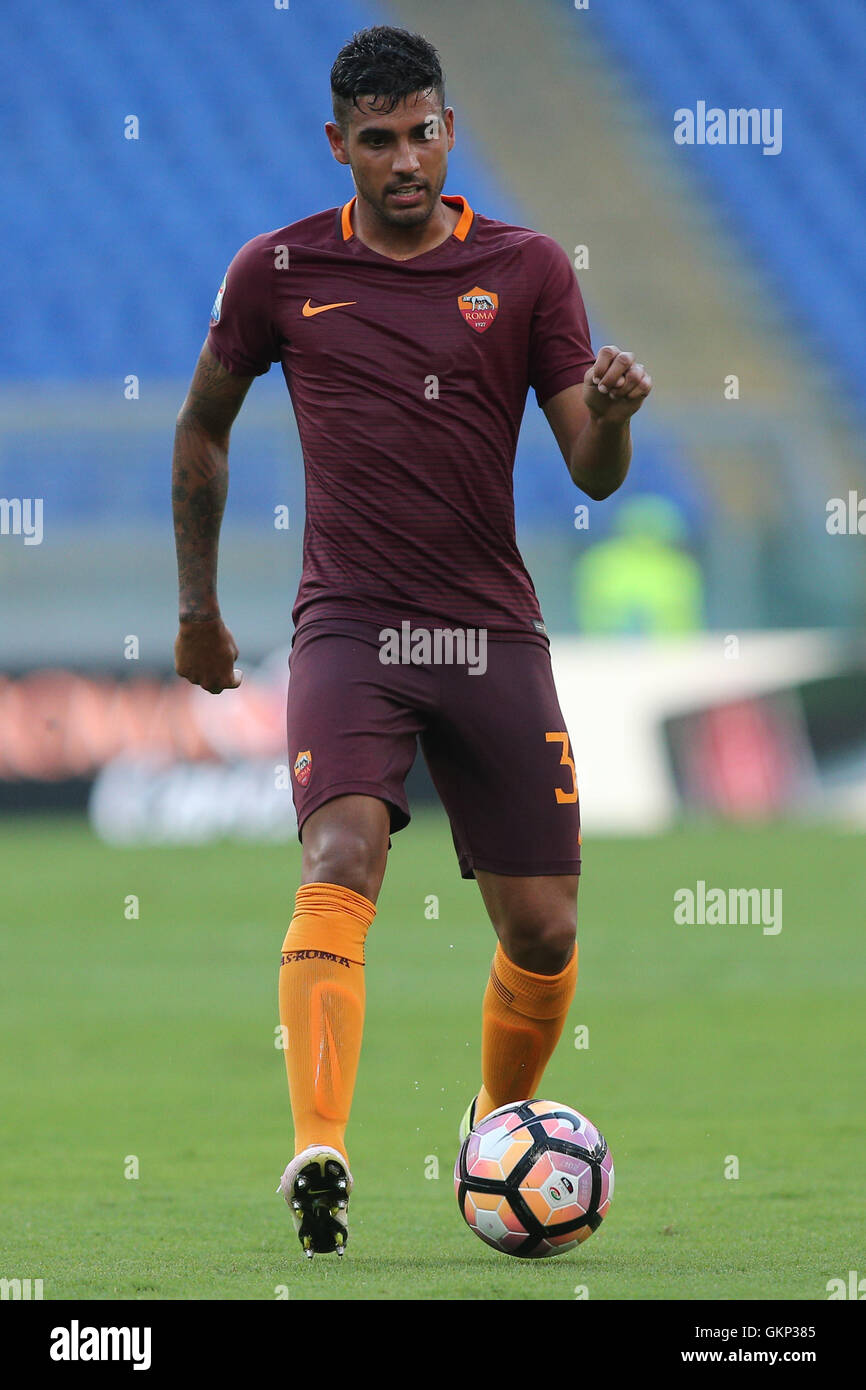 Rome, Italy. 20th Aug, 2016. Emerson in action during football match ...