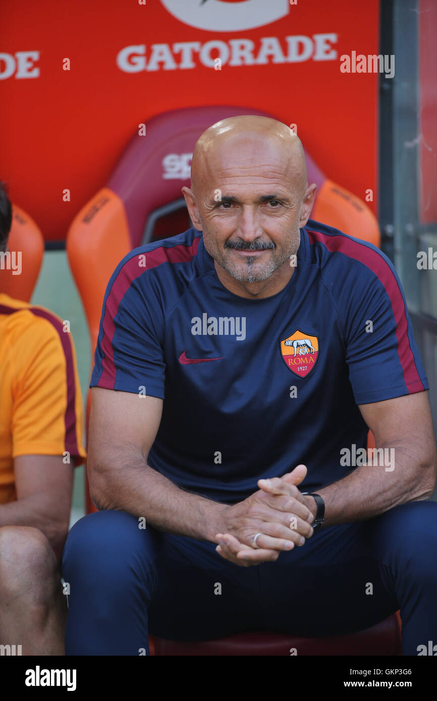 Rome, Italy. 20th Aug, 2016. Luciano Spalletti, as roma coach in ...