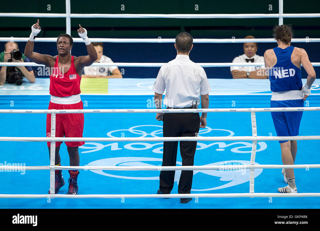 Rio De Janerio, RJ, Brazil. 20th Aug, 2016. OLYMPICS BOXING: Claressa ...