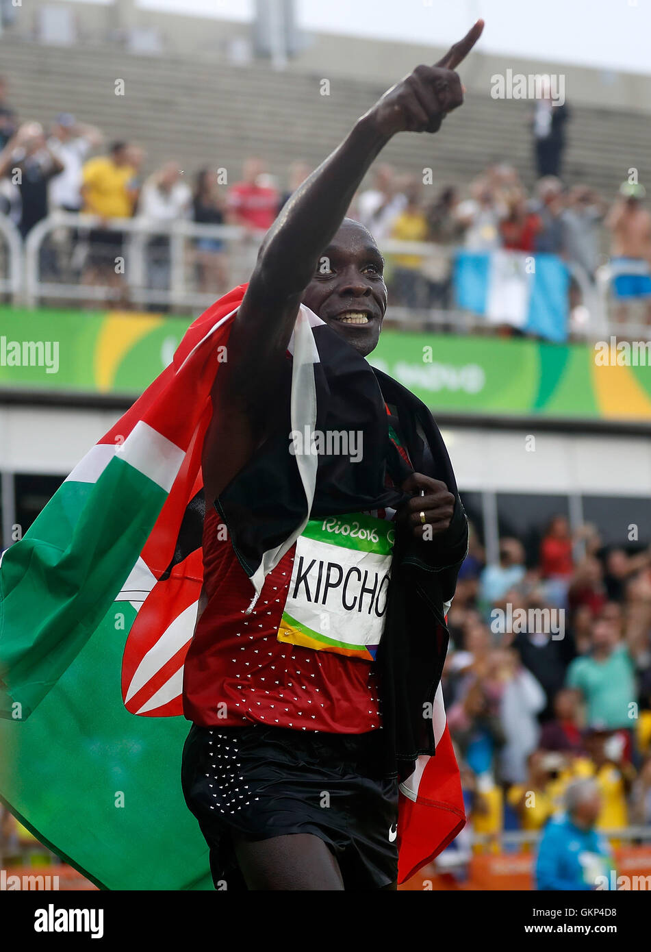 Rio De Janeiro, Brazil. 21st Aug, 2016. Kenya's Eliud Kipchoge ...