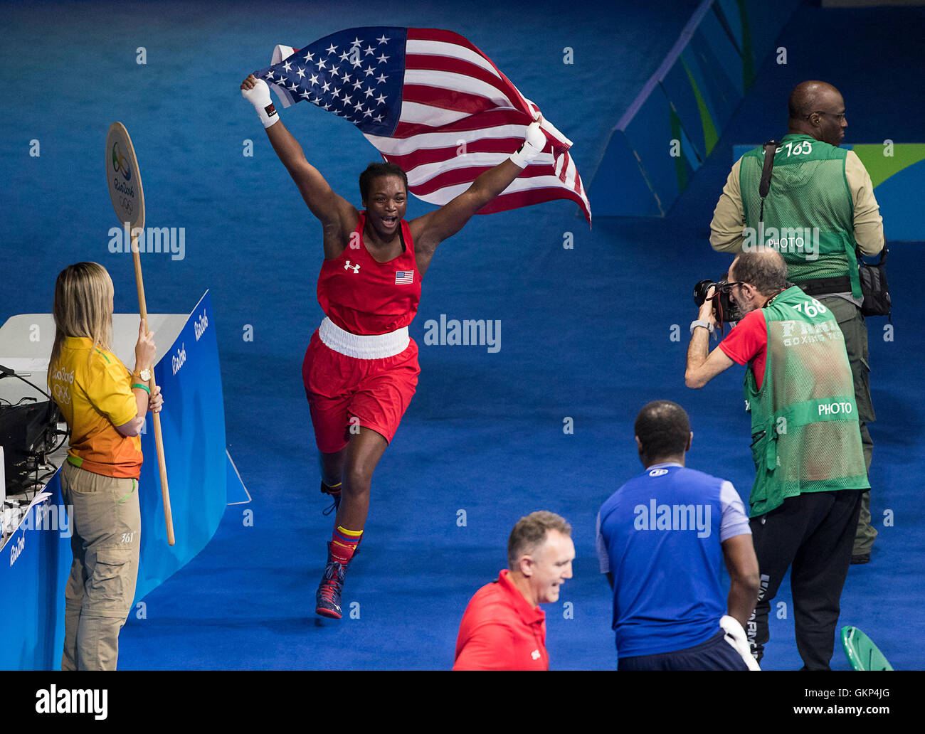 Rio De Janerio, RJ, Brazil. 20th Aug, 2016. OLYMPICS BOXING: Claressa ...