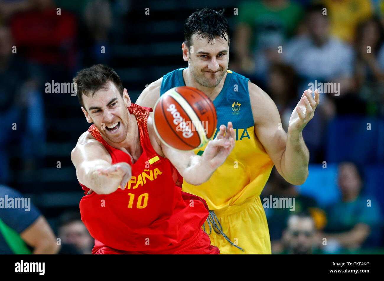 RIO DE JANEIRO, RJ - 21.08.2016: RIO 2016 OLYMPICS BASKETBALL - Victor ...