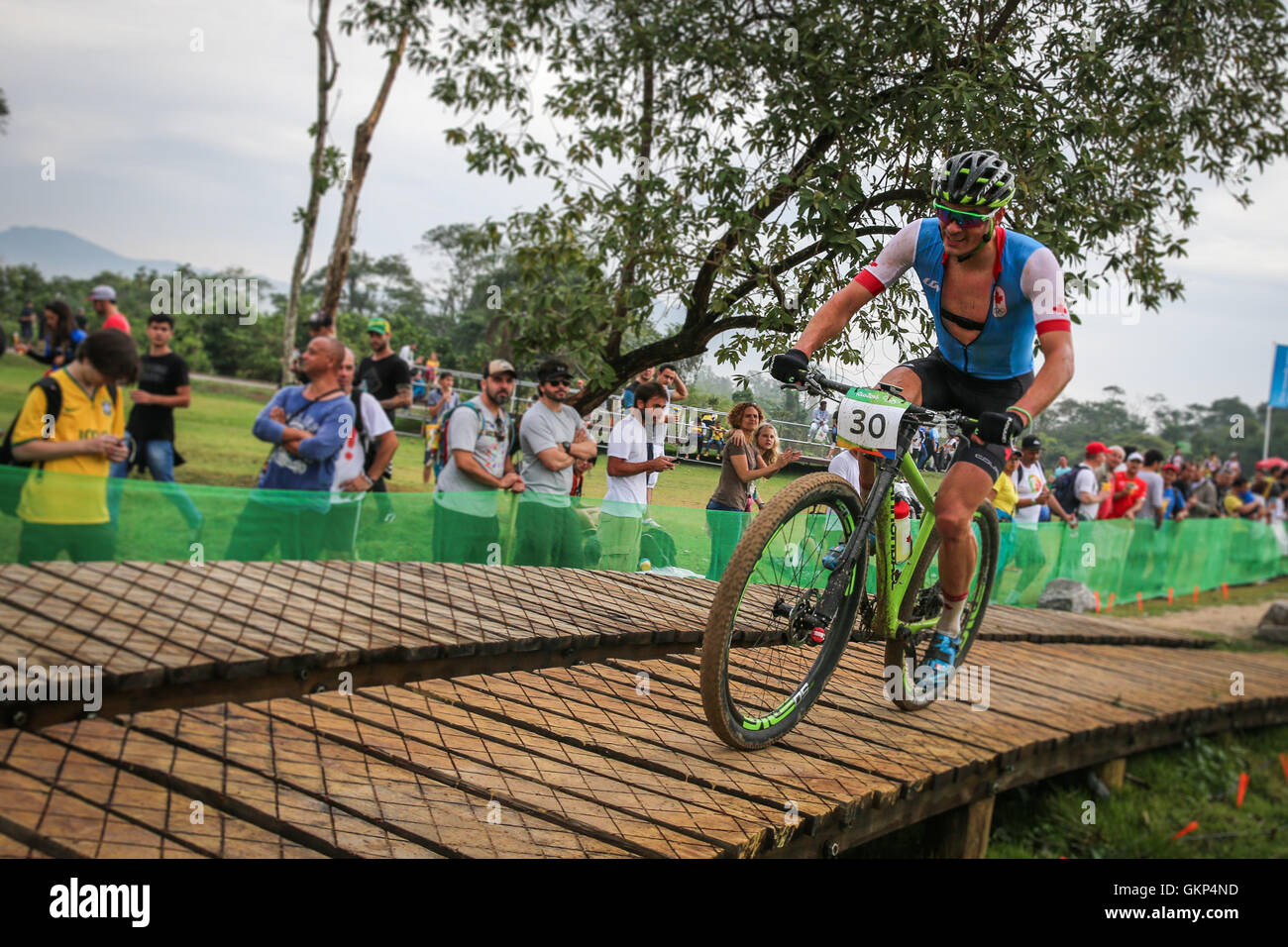Rio de Janeiro, Brazil. 21st Aug, 2016. 2016 CYCLING MOUNTAIN BIKE OLYMPICS - Raphael Gagne (CAN ...