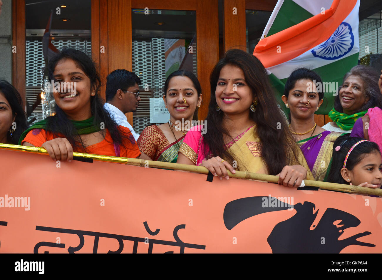 Maharashtra Mandal of New York group Stock Photo - Alamy