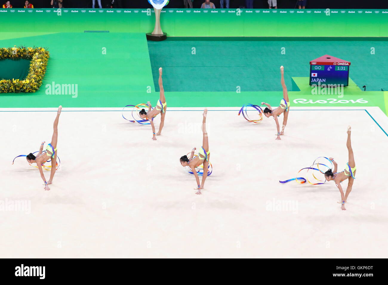 2016 rio rhythmic gymnastics hi-res stock photography and images - Alamy