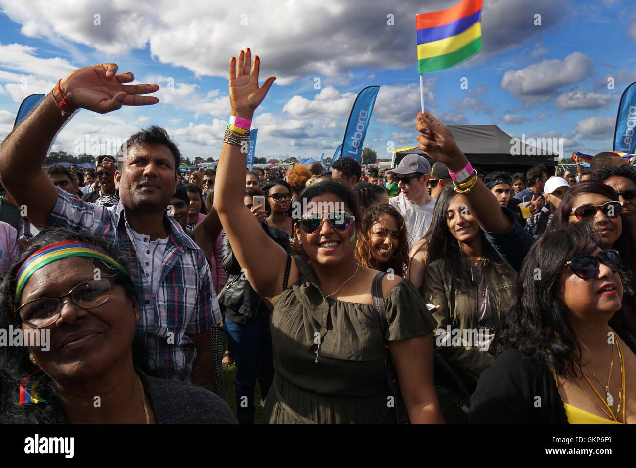 London, UK. 21st Aug, 2016. Thousands attends the Mauritian culture ...