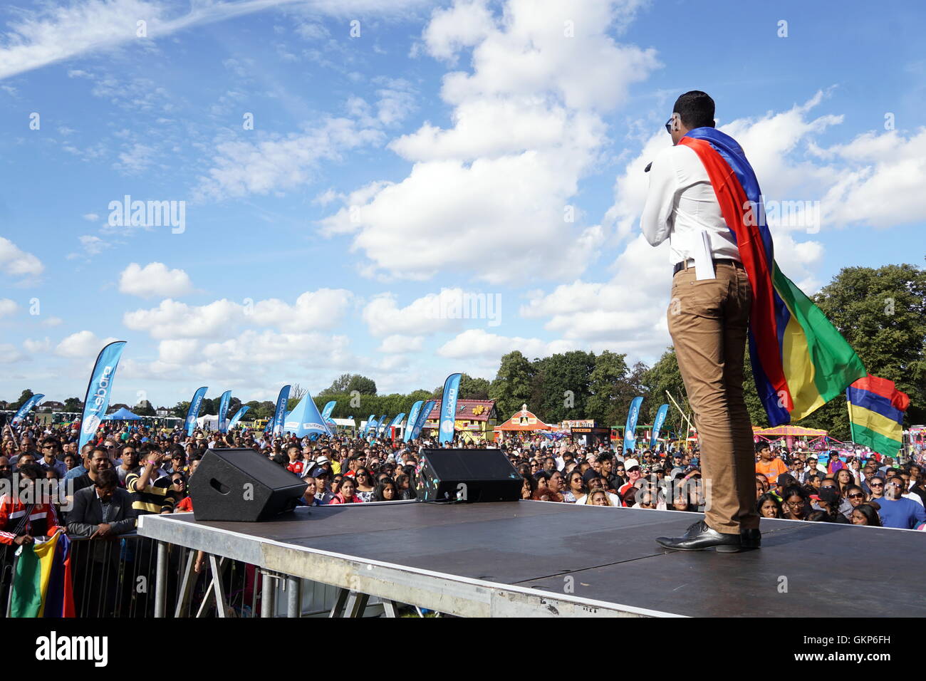 London, UK. 21st Aug, 2016. Thousands attends the Mauritian culture ...