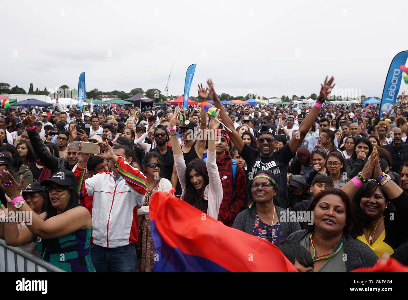 London, UK. 21st Aug, 2016. Thousands attends the Mauritian culture ...