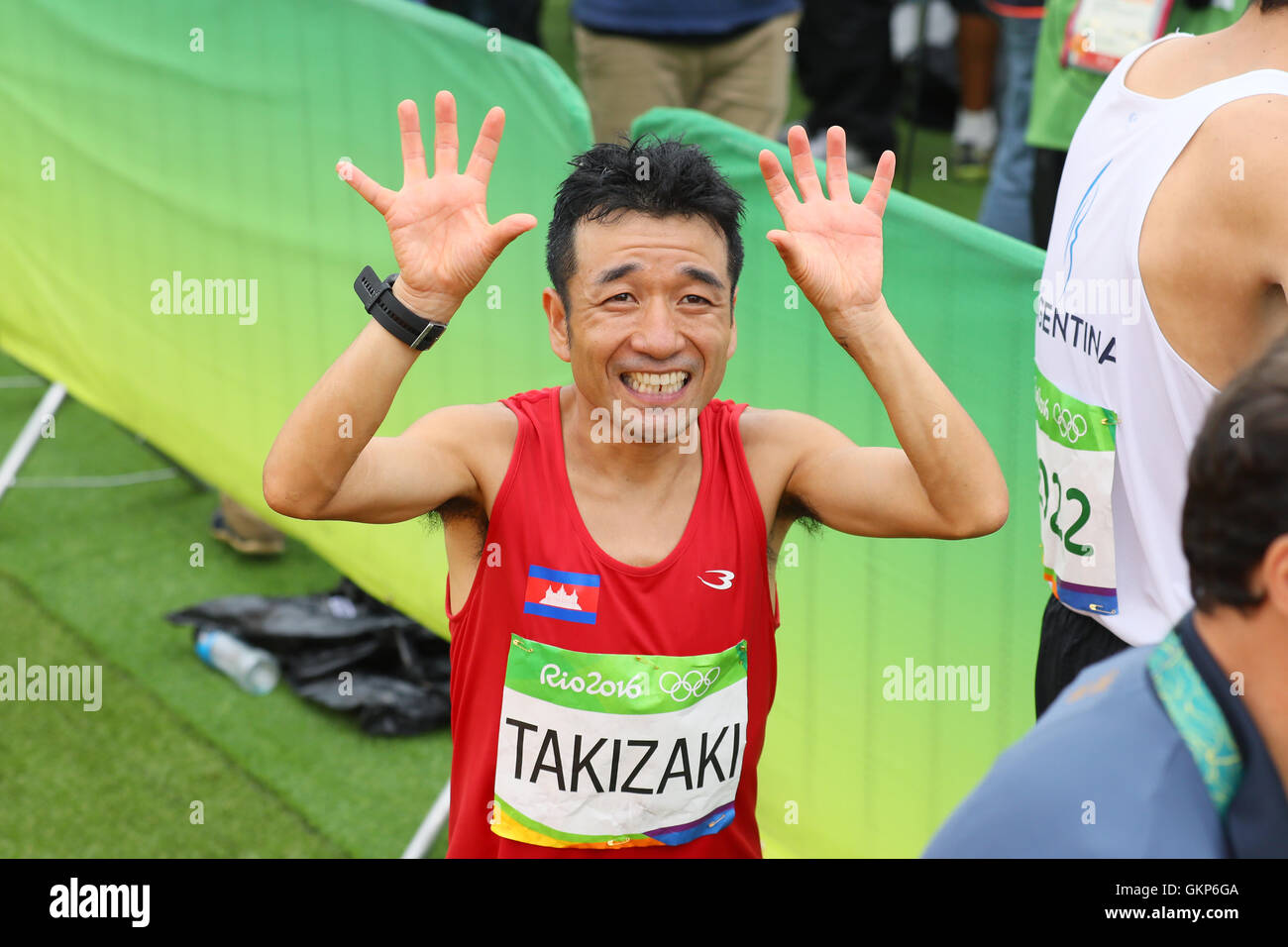 Rio de Janeiro, Brazil. 21st Aug, 2016. Takizaki Kuniaki (CAM) Marathon ...