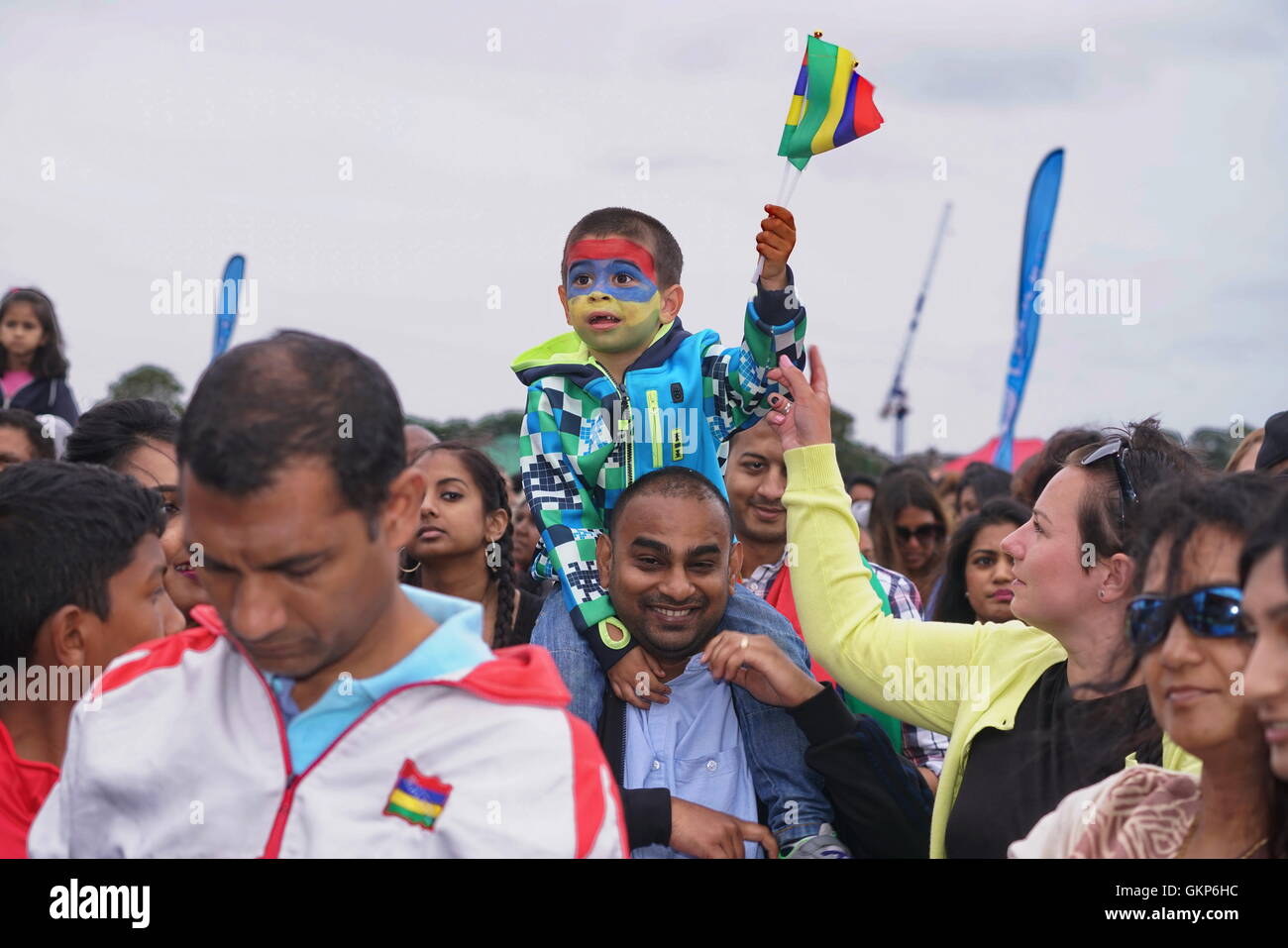 London, UK. 21st Aug, 2016. Thousands attends the Mauritian culture ...