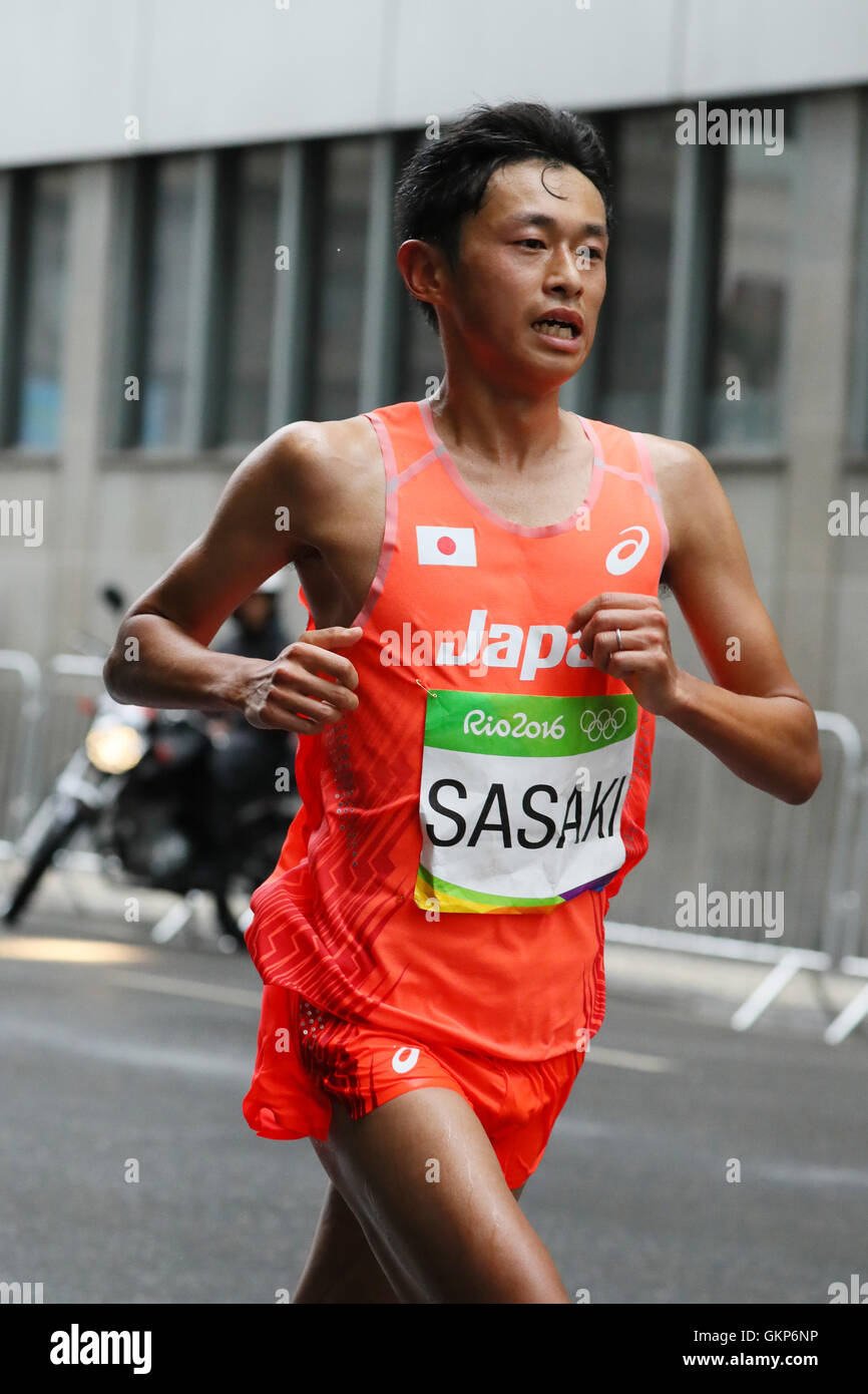 Rio de Janeiro, Brazil. 21st Aug, 2016. Satoru Sasaki (JPN) Marathon : Men's Marathon at ...