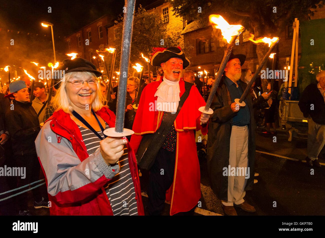 Bridport, Dorset, UK. 21st Aug, 2016. Deputy mayor Anne Rickard, Town ...