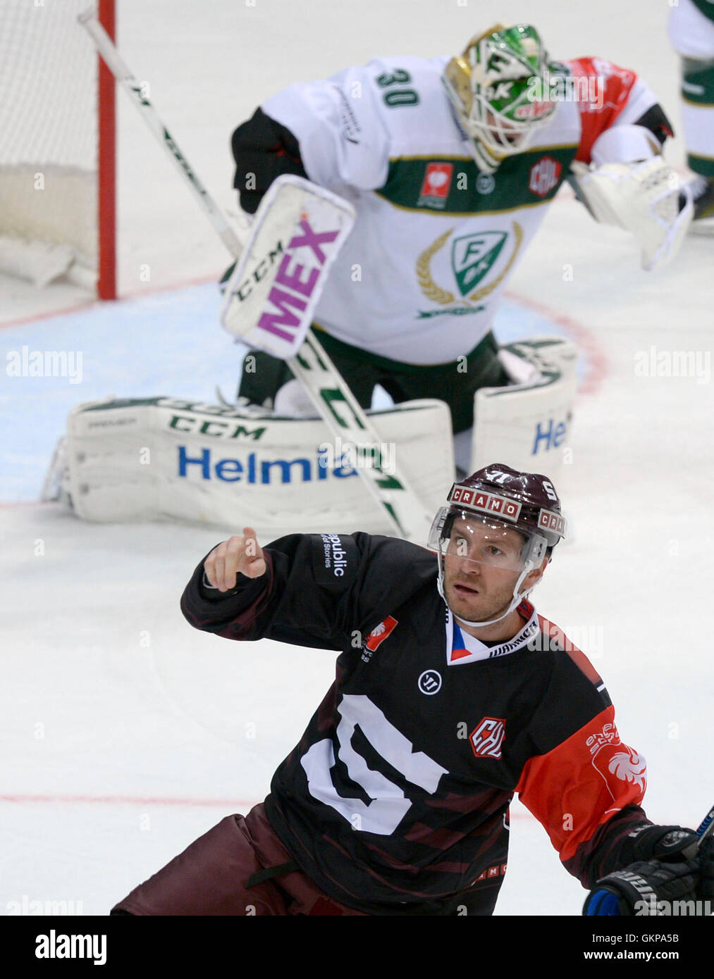 Prague, Czech Republic. 21st Aug, 2016. From front: Tomas Netik of ...