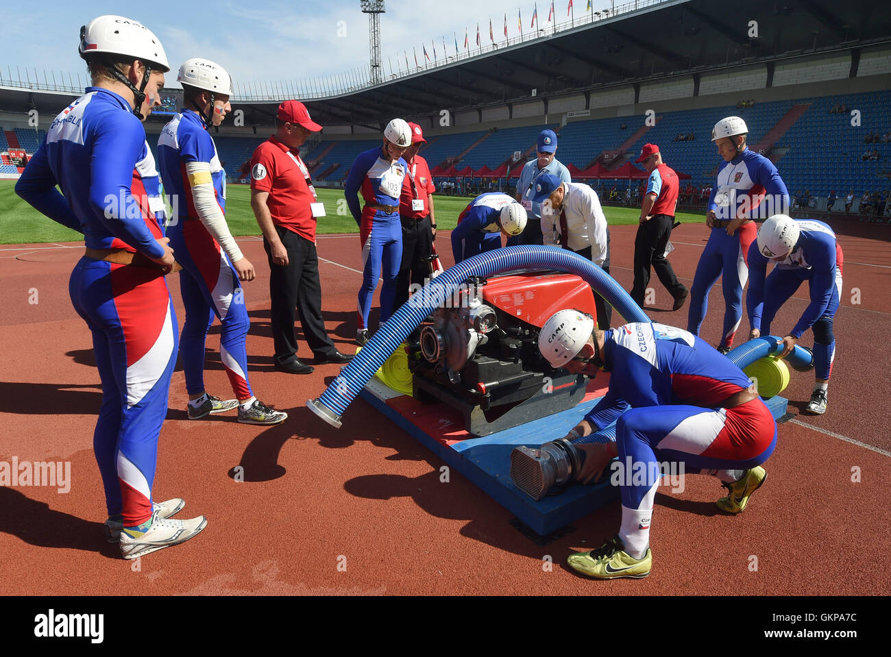 Ostrava, Czech Republic. 20th Aug, 2016. More than 400 volunteer and ...