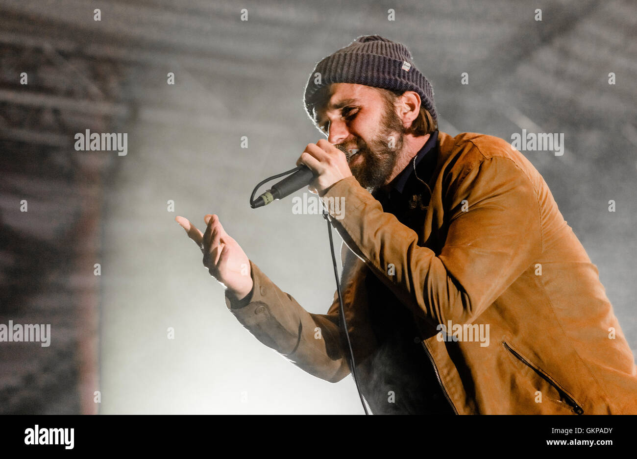 Hamburg, Germany. 21st Aug, 2016. Singer of the German Pop band OK Kid ...
