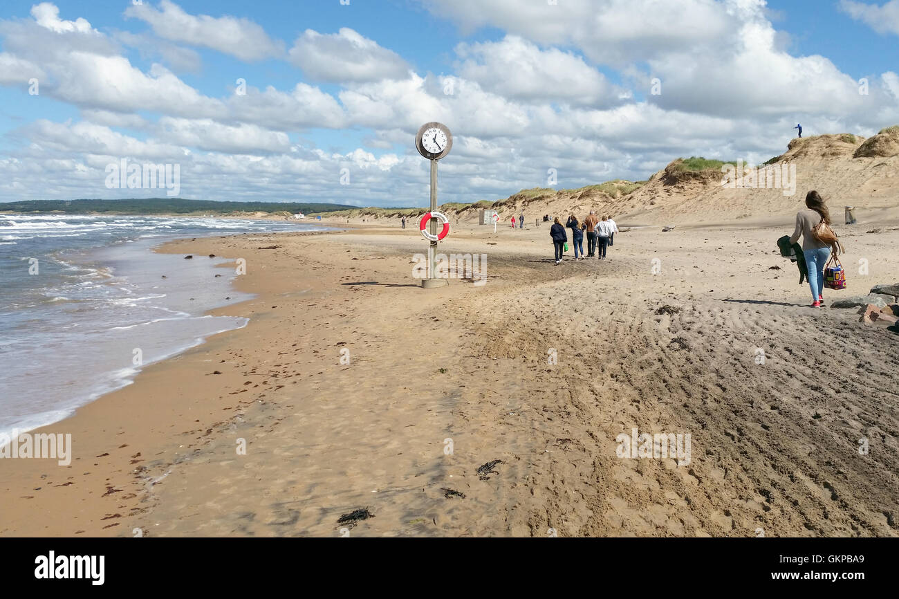 Halmstad, Sweden. 11th Aug, 2016. A view of the Tylösand beach in ...