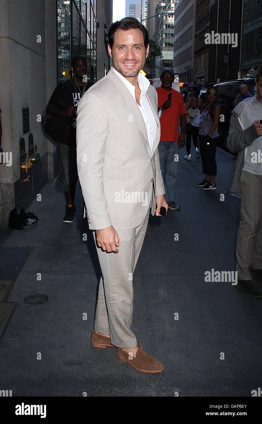 New York, USA. 22nd August, 2016Edgar Ramirez spotted leaving the ...