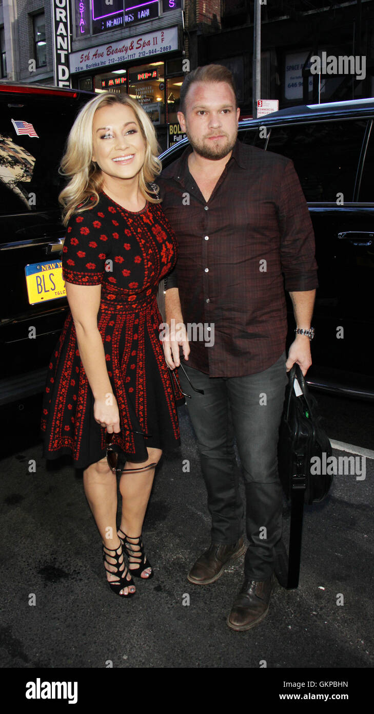 New York, USA. 22nd August, 2016. Kellie Pickler & Kyle Jacobs at Today ...