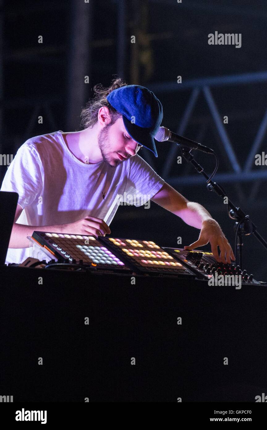 Wantagh, NY, USA. 20th Aug, 2016. Madeon on stage for 2016 Billboard's ...