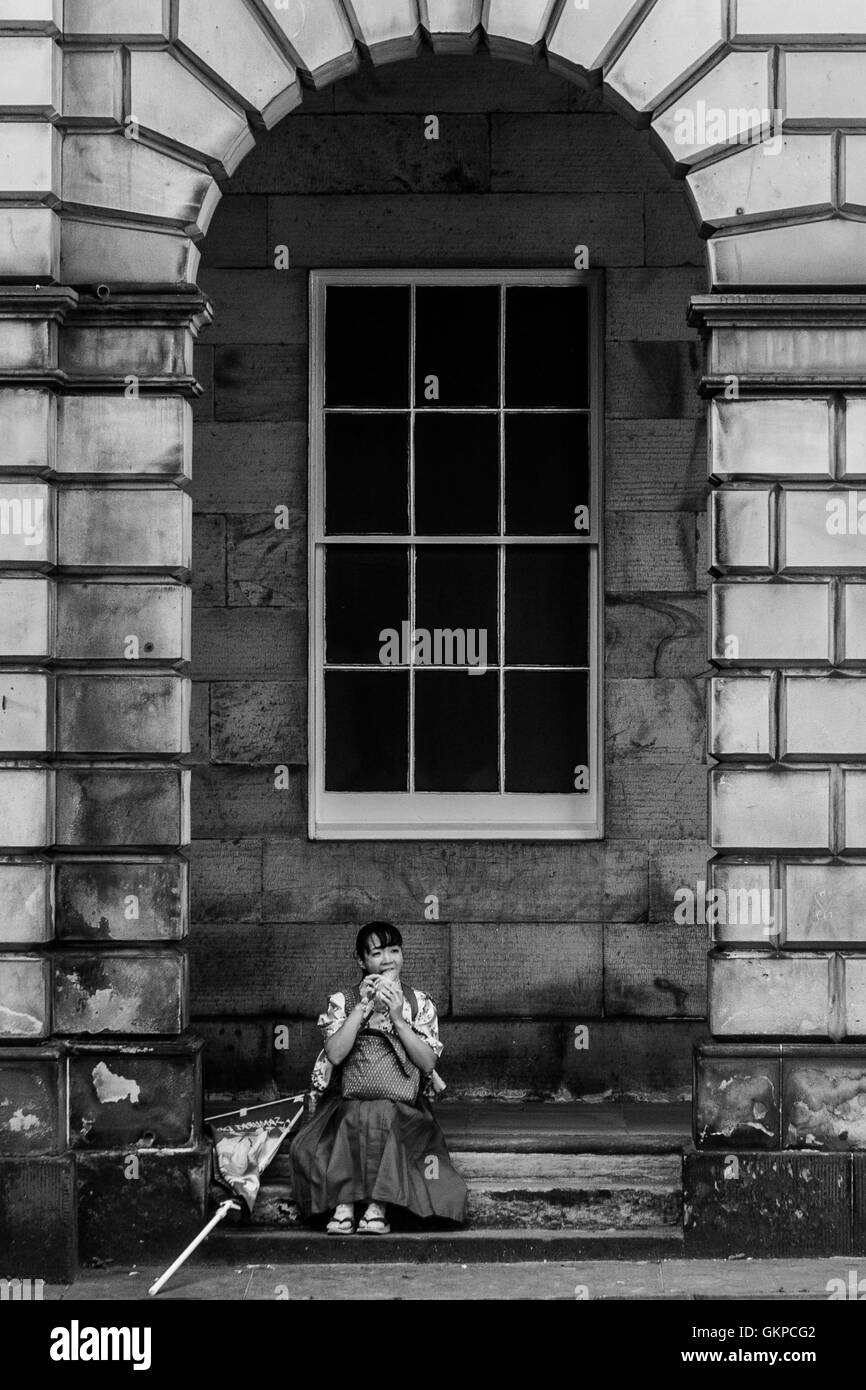 August garden uk Black and White Stock Photos & Images - Alamy