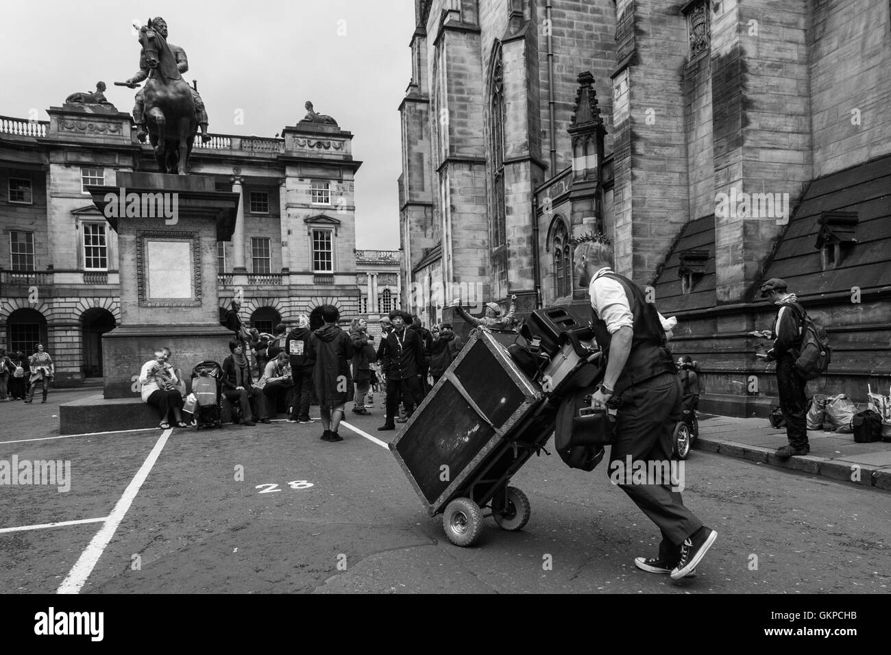 Scotland street art Black and White Stock Photos & Images - Alamy