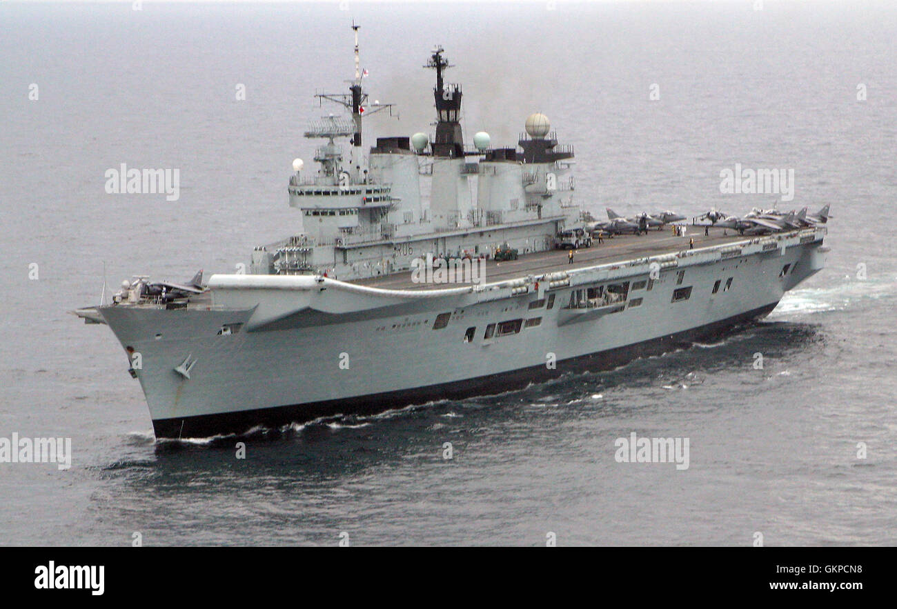 FILE PIC: HMS Illustrious being sold off by MoD. The Invincible class ...