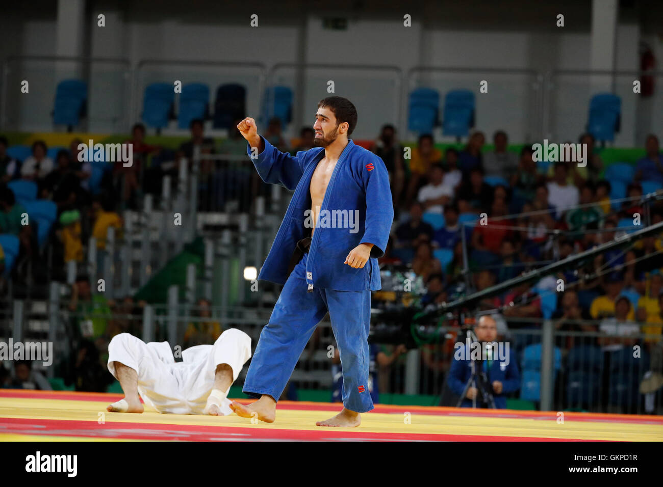 Rio de Janeiro, Brazil. 9th Aug, 2016. (R-L) Khasan Khalmurzaev (RUS ...