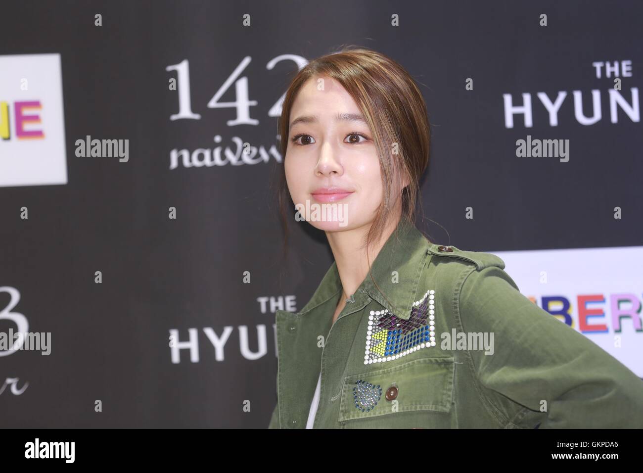 Seoul, Korea. 22nd Aug, 2016. Seo-Jin Lee, Lee Min-jung, SISTAR member ...