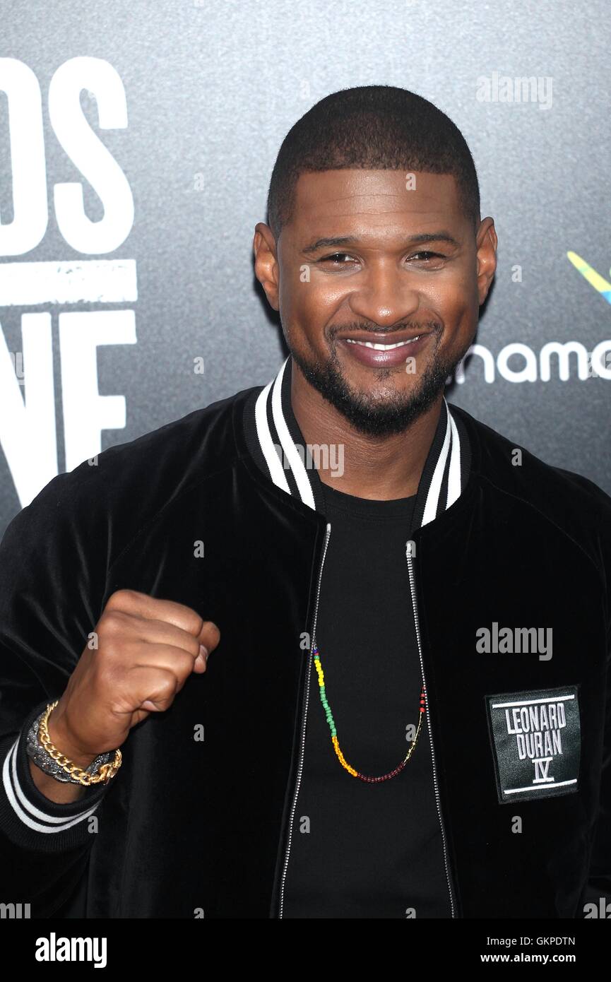 New York, USA. 22nd August, 2016. Usher Raymond IV at the 'HANDS OF ...