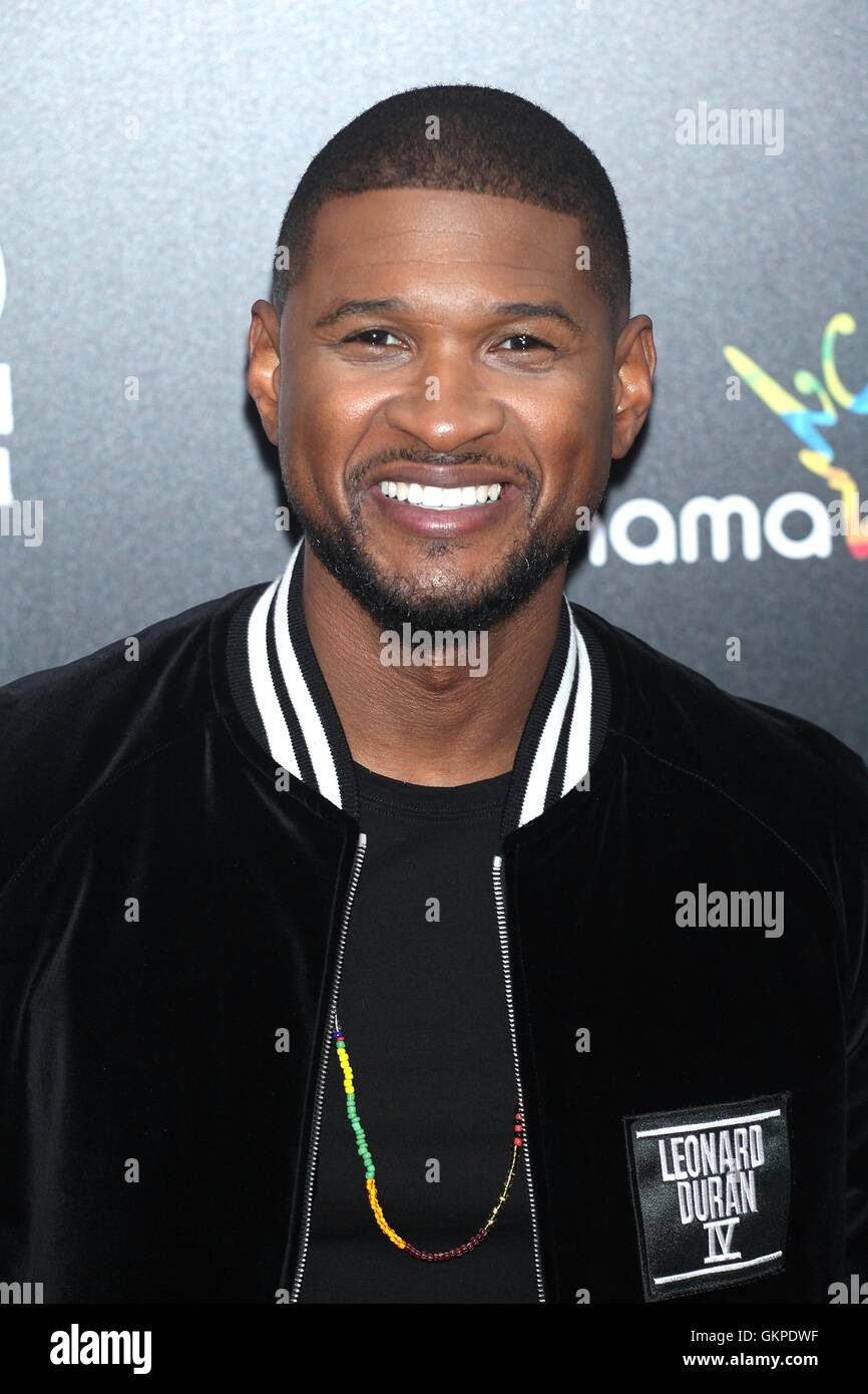 New York, USA. 22nd August, 2016. Usher Raymond IV at the 'HANDS OF ...